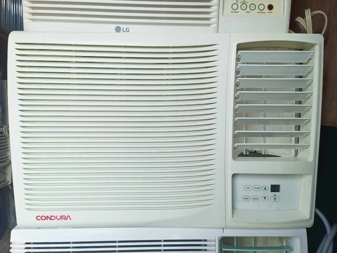 AVAILABLE 2PCS AIRCON 2HP CARRIER & CONDURA INVERTER GRADE, TV & Home ...