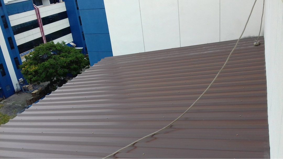 awning Polycarbonate roofing Aluminium composite panel roofing Metal ...