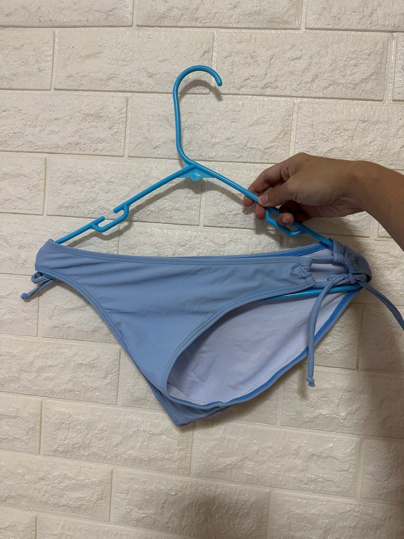 Baby blue swimwear Bikini Top & Bottom set, Women's Fashion, Swimwear ...