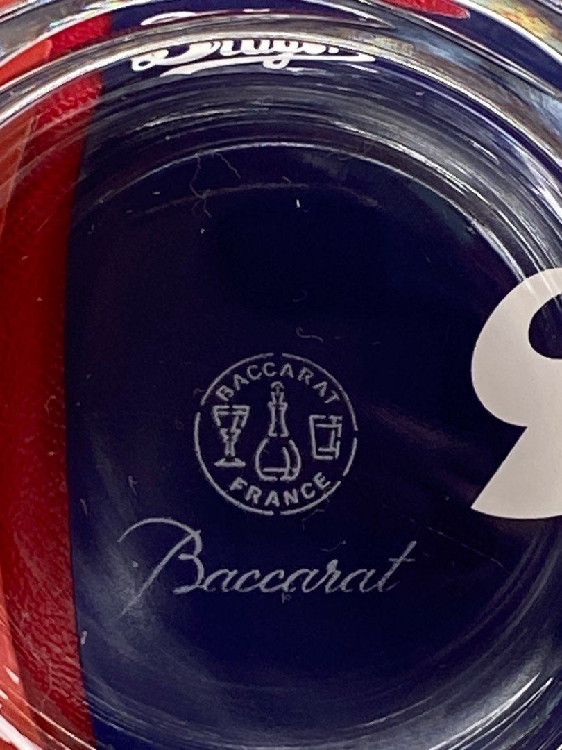 Baccarat Drinking glass Hallmark& Sign with original box & manual ...