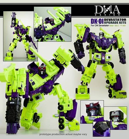 [Back-to-Back Order]DNA Design DK-01 Kit For Transformers Combiner Wars ...