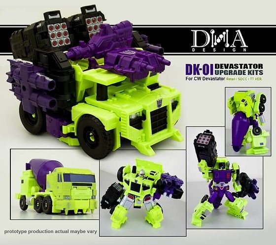 [Back-to-Back Order]DNA Design DK-01 Kit For Transformers Combiner Wars ...