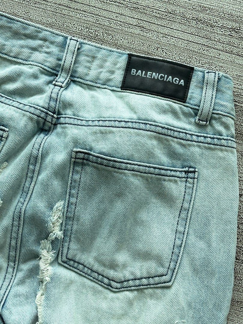 Balenciaga Ripped jeans, Luxury, Apparel on Carousell