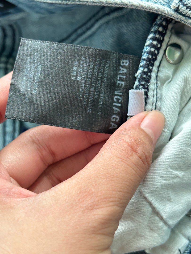 Balenciaga Ripped jeans, Luxury, Apparel on Carousell