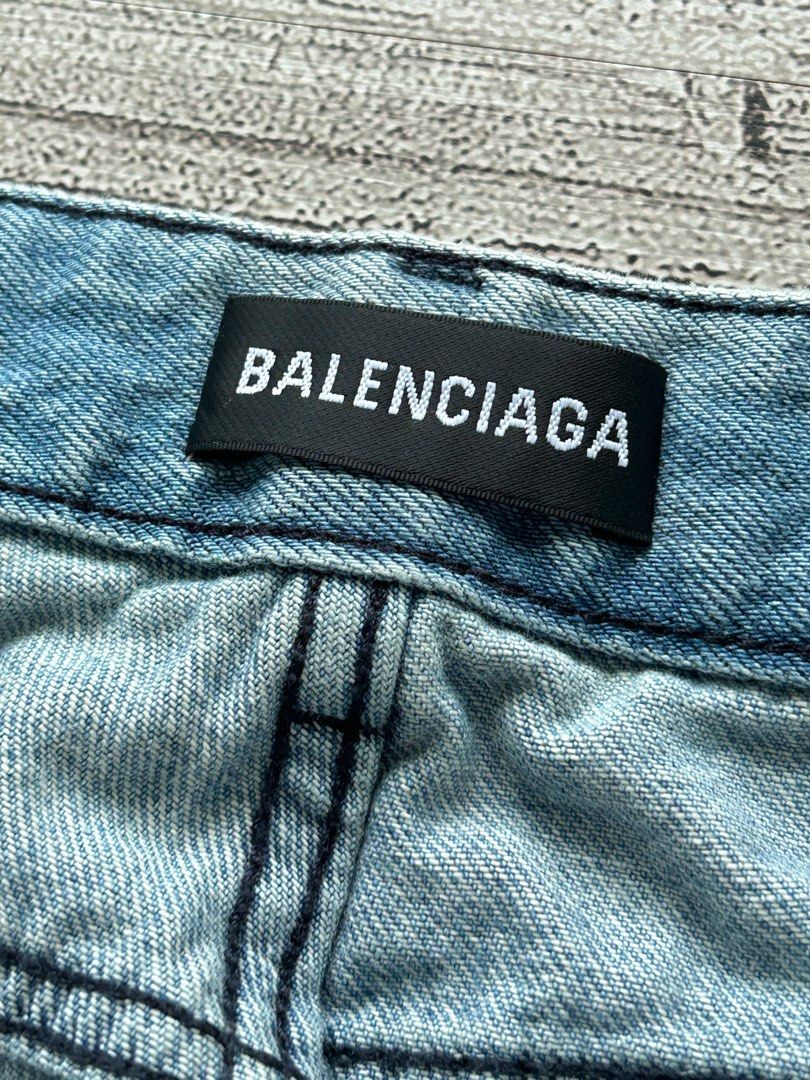 Balenciaga Ripped jeans, Luxury, Apparel on Carousell