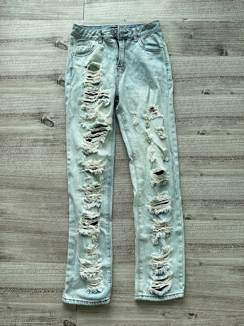 Balenciaga Ripped jeans, Luxury, Apparel on Carousell