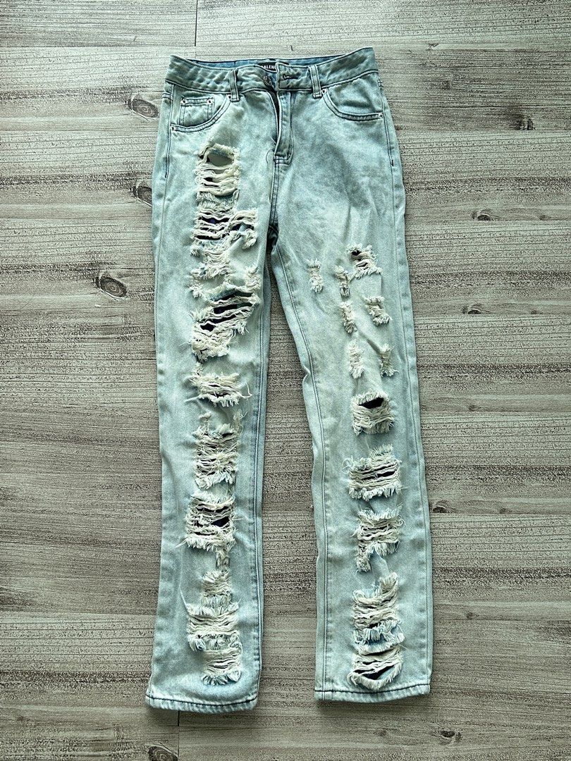 Balenciaga Ripped jeans, Luxury, Apparel on Carousell