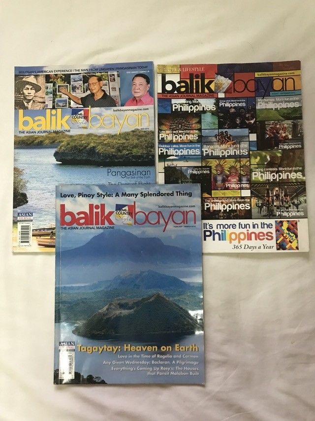 BALIKBAYAN magazines bundle, 3 pcs, Hobbies & Toys, Books & Magazines ...