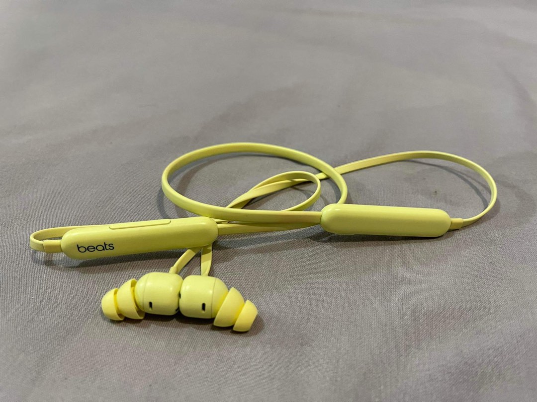 Beats Flex - All-Day Wireless Earphones - Yuzu Yellow, Audio, Earphones ...