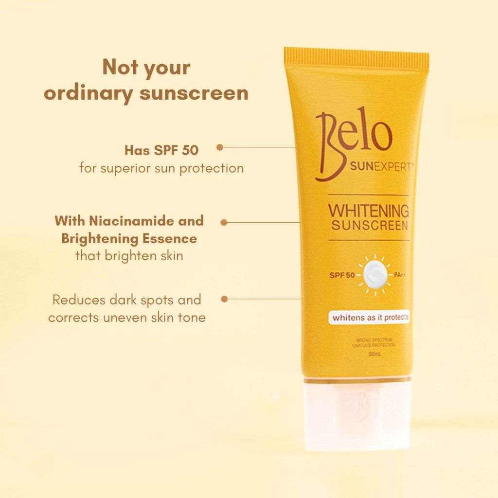Belo whitening sunscreen 50mL, Beauty & Personal Care, Face, Face Care ...