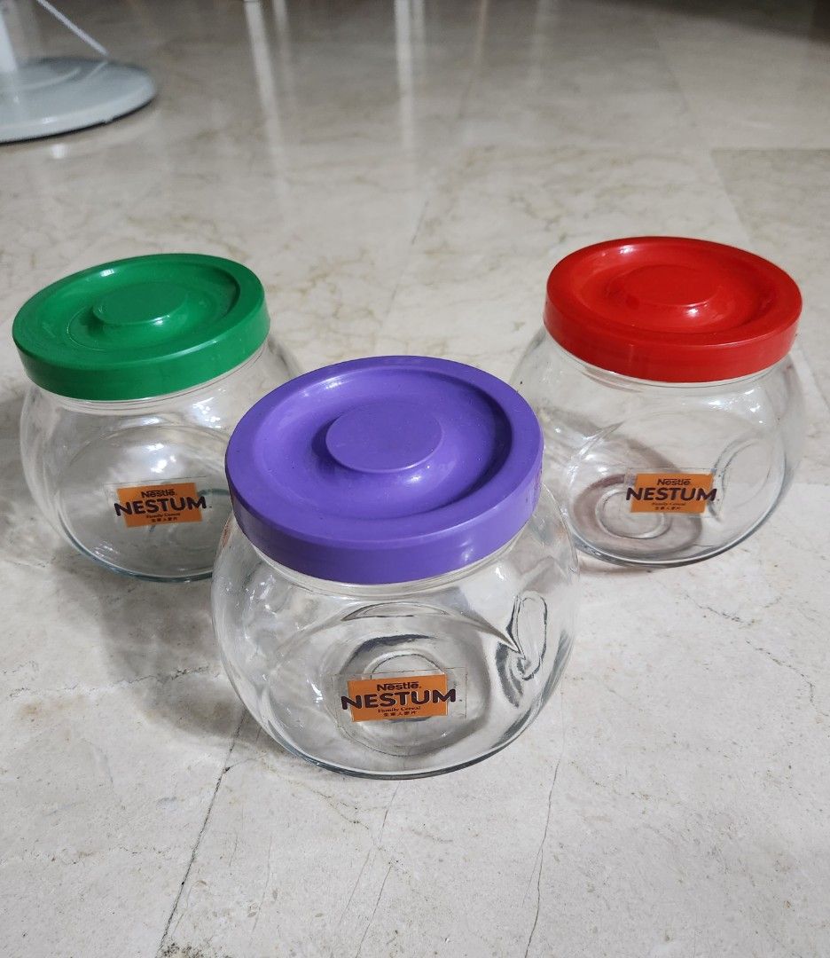 Big glass jars, Furniture & Home Living, Kitchenware & Tableware, Food ...