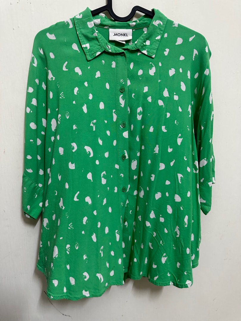 Blouse Monkl, Women's Fashion, Tops, Blouses on Carousell