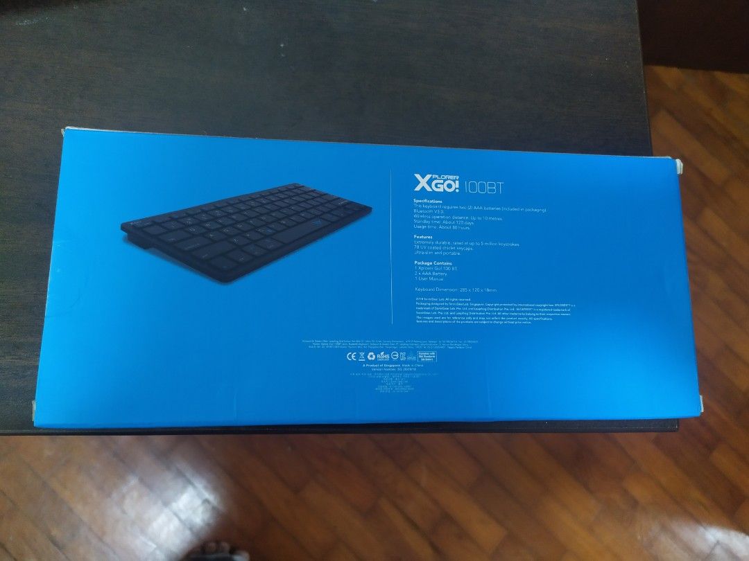 Bluetooth Keyboard - Alcatroz Xplorer Go 100BT, Computers & Tech, Parts ...