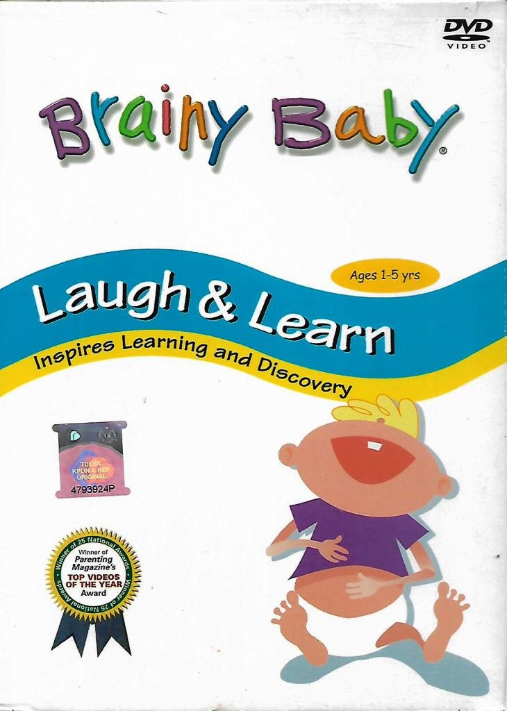 Brainy Baby Laugh & Learn DVD Inspires Learning And Discovery Age 1-5 ...