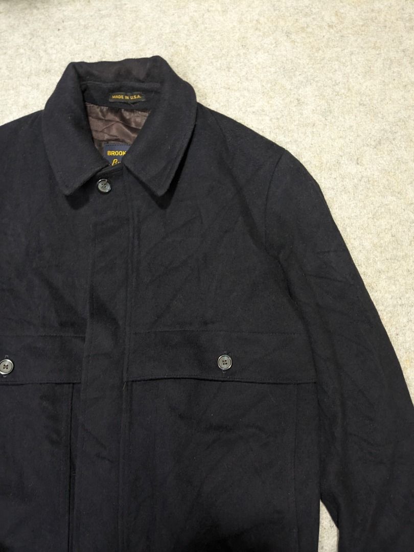 BROOKS BROTHERS Brooksgate USA Made Vintage Pure Wool Harrington Bomber ...
