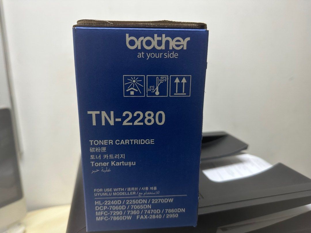 Brother TN2280 Black Original Toner Cartridge, Computers & Tech ...
