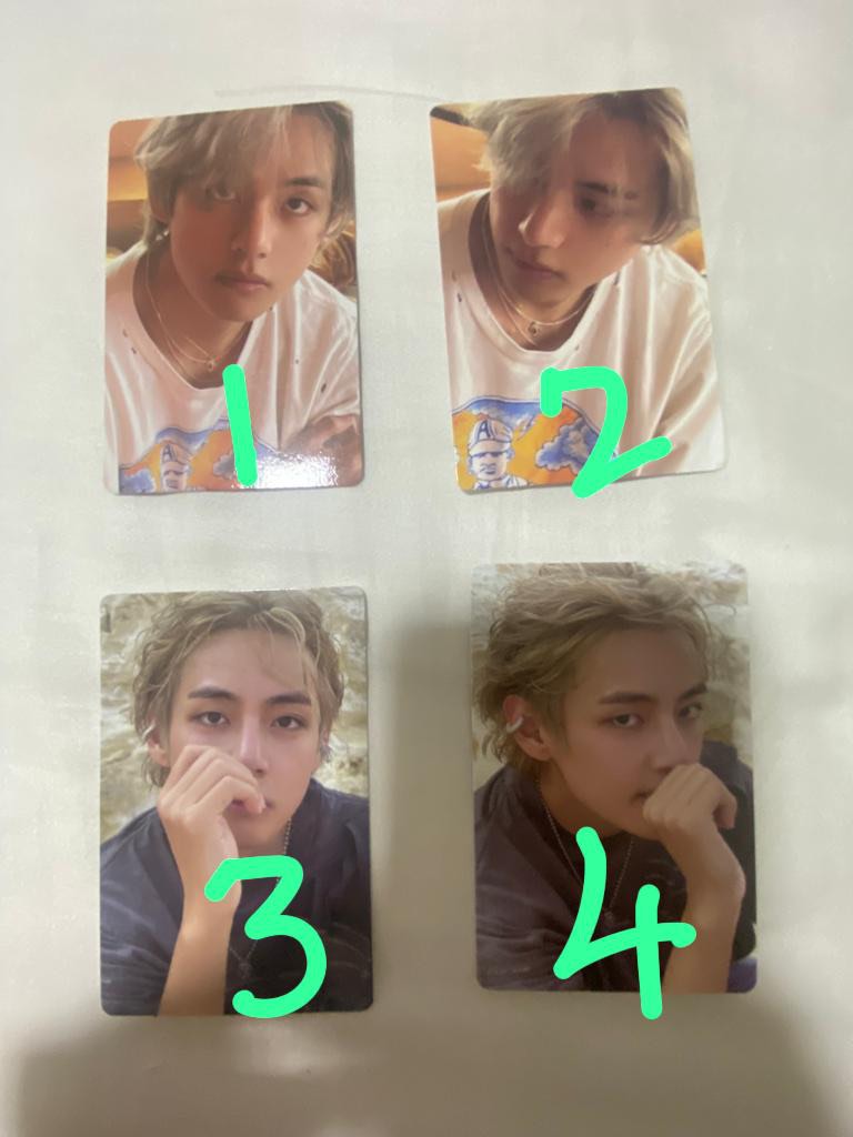 BTS V layover Photocard, Hobbies & Toys, Memorabilia & Collectibles, K ...