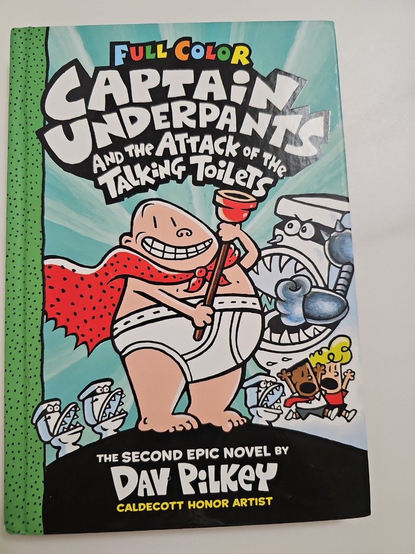 Captain underpants and the attack of the talking toilets, 興趣及遊戲, 書本 ...