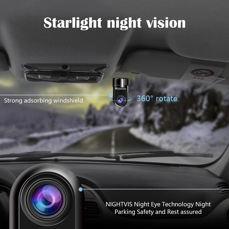 Car DVR ADAS Dashcam HD 1080P Dash Camera Loop Record G Sensor Recorder ...