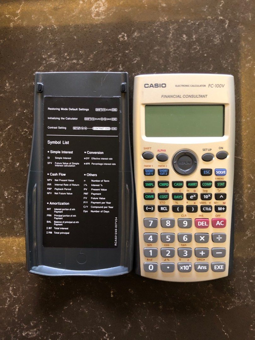casio financial calculator fc 100V, Computers & Tech, Office & Business ...