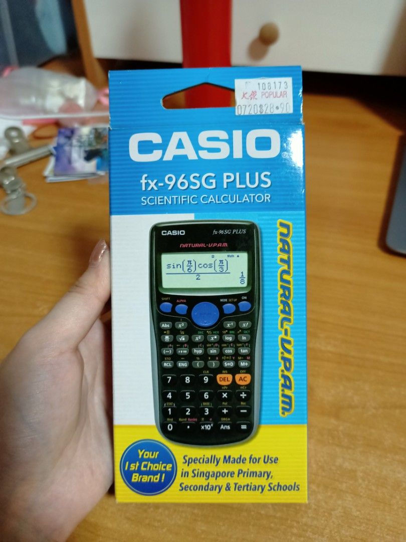 CASIO fx-96SG PLUS Calculator, Hobbies & Toys, Stationery & Craft ...