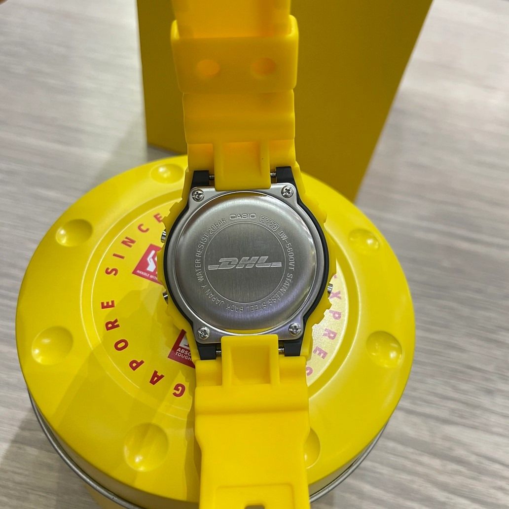 Casio G-Shock DW-5600DHL22 (DHL Singapore limited edition), Men's ...