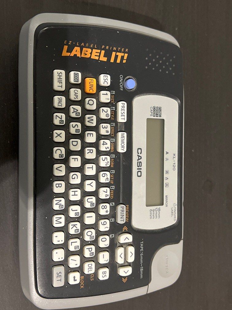 Casio label machine, Furniture & Home Living, Home Improvement ...
