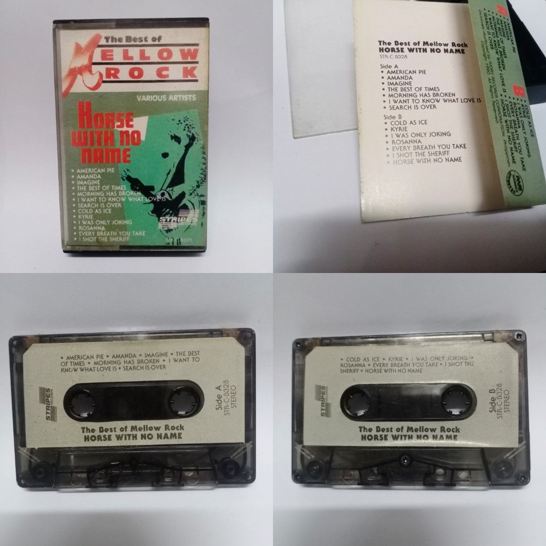 Cassette Tape: The Best of Mellow Hits Vol. 9 / Horse with No Name, TV & Home Appliances, TV ...