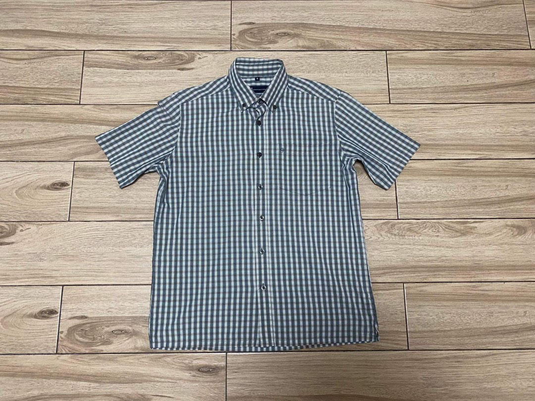 Chancellor900 Checkered Polo, Men's Fashion, Tops & Sets, Formal Shirts ...