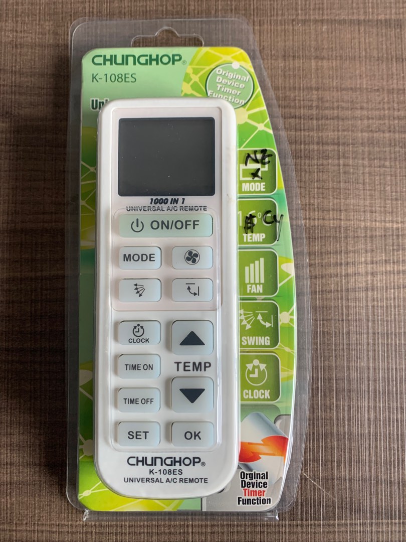 Chunghop Universal A C Remote Furniture And Home Living Home