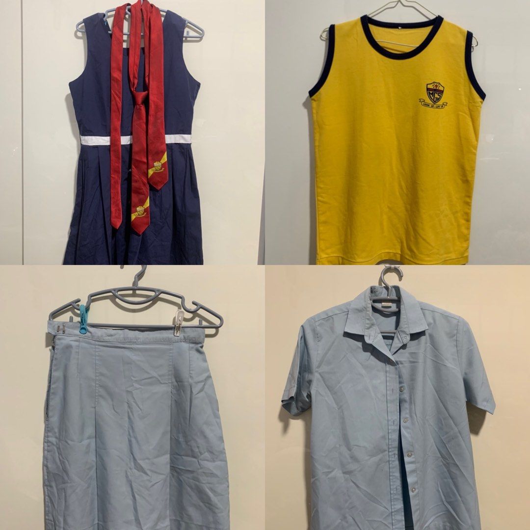 CJC and PLMGS Sec uniform, Women's Fashion, Tops, Blouses on Carousell