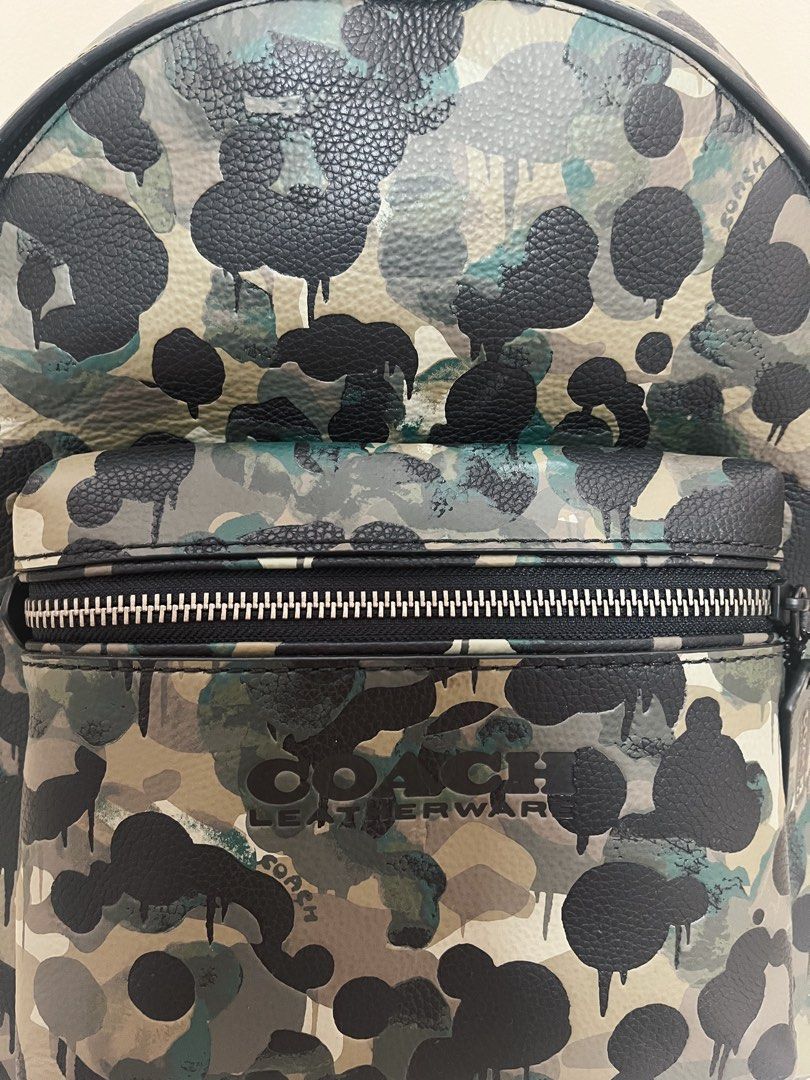 Coach camo bagpack, Women's Fashion, Bags & Wallets, Backpacks on Carousell