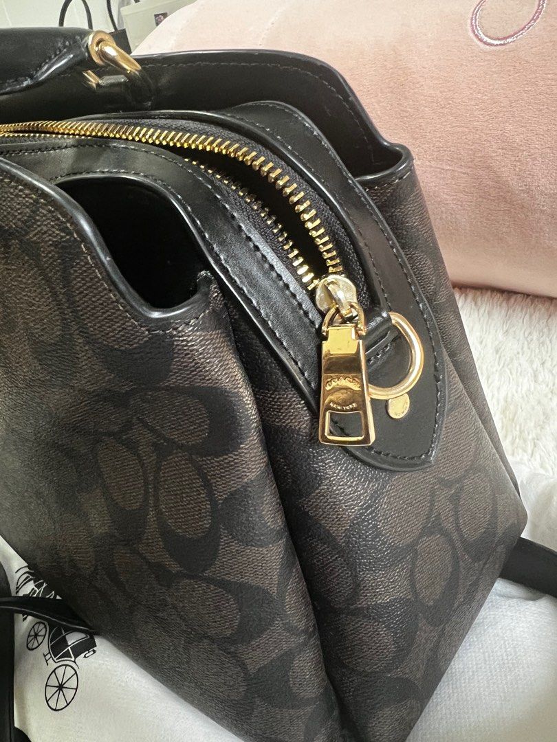 Coach Mini Lillie Carry all In Signature Canvas, Luxury, Bags & Wallets ...