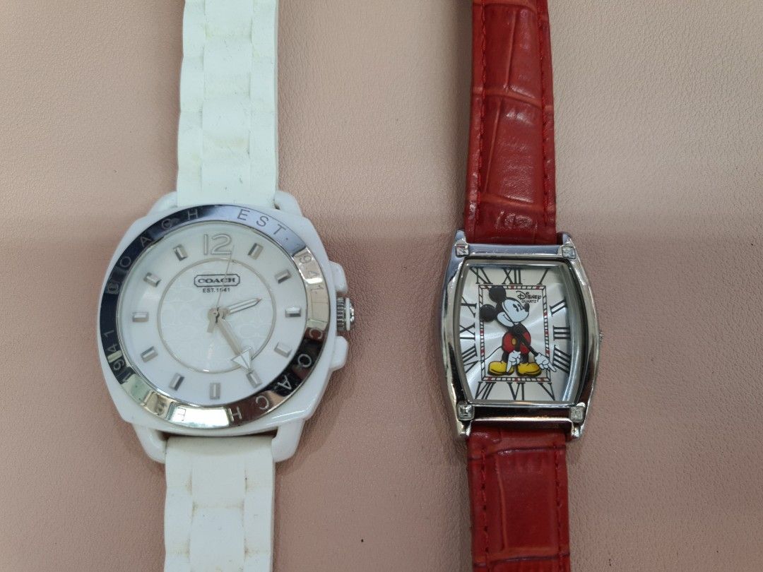 Coach Quartz / Disney Mickey Mouse Quartz Watch, Women's Fashion ...