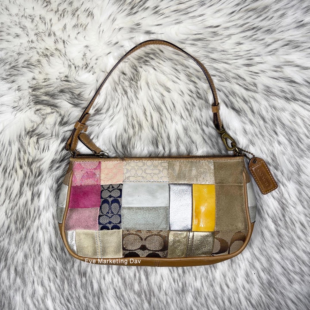 Coach Signature Demi Patchwork Y2K Pochette, Luxury, Bags & Wallets on ...