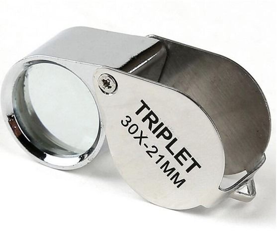 Compact and Portable 30x 21mm Magnifying Glass Eye Loupe with Exquisite ...