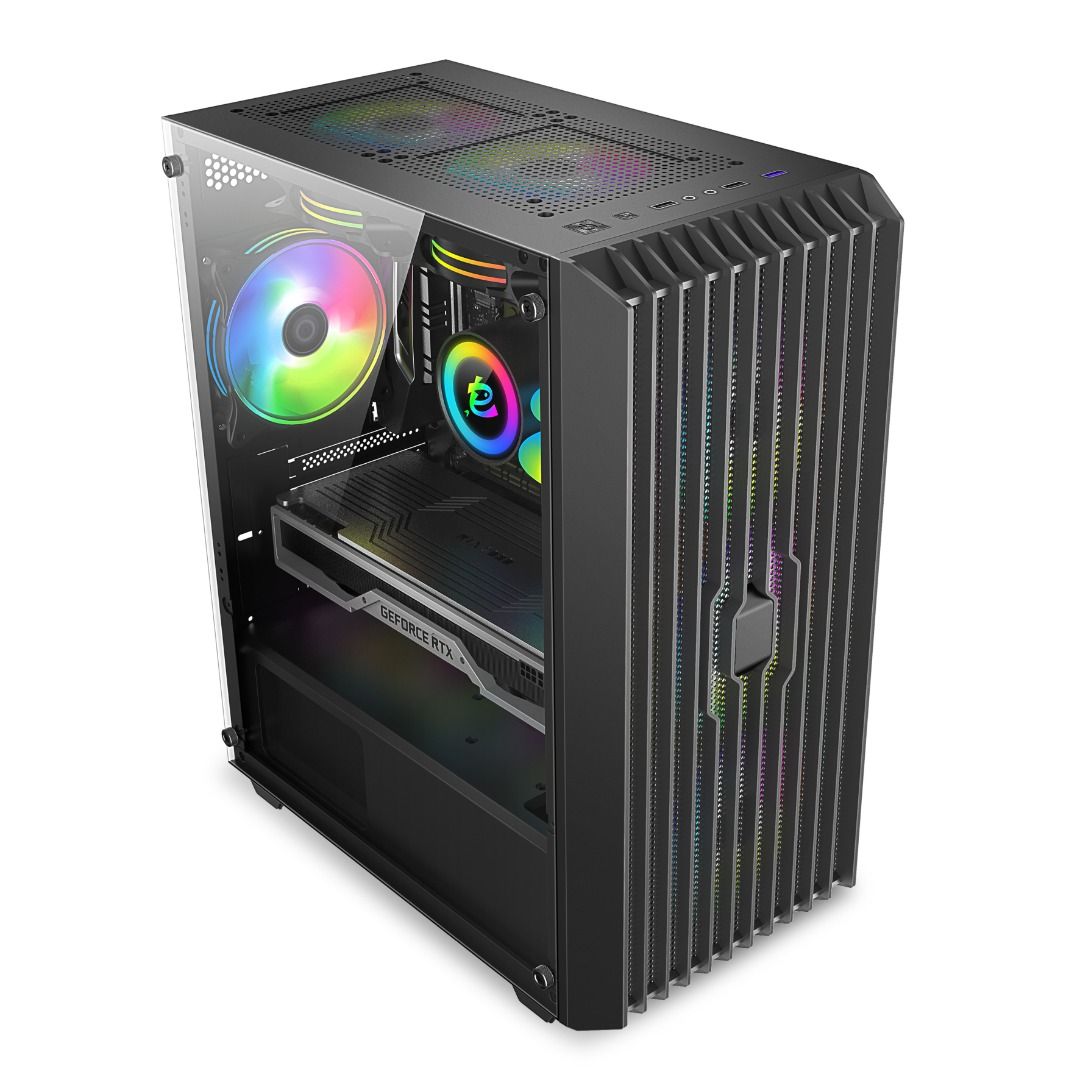 COMSTAR FORCE F2 PC CASING CHASSIS | MATX ITX MOBO ATX PSU | COMPONENT ...