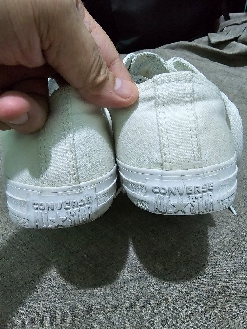 Converse triple white Us 10, Women's Fashion, Footwear, Sneakers on ...