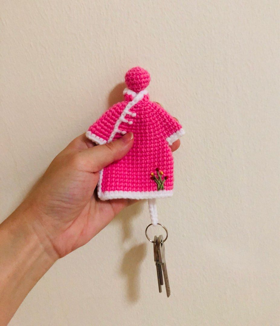 Crochet key holder|keychain|usb holder|handmade, Hobbies & Toys ...