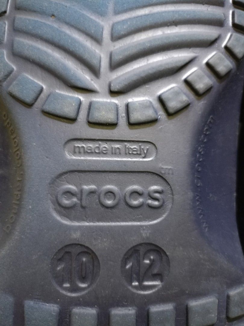 Crocs Made in Italy, Men's Fashion, Footwear, Slippers & Slides on ...