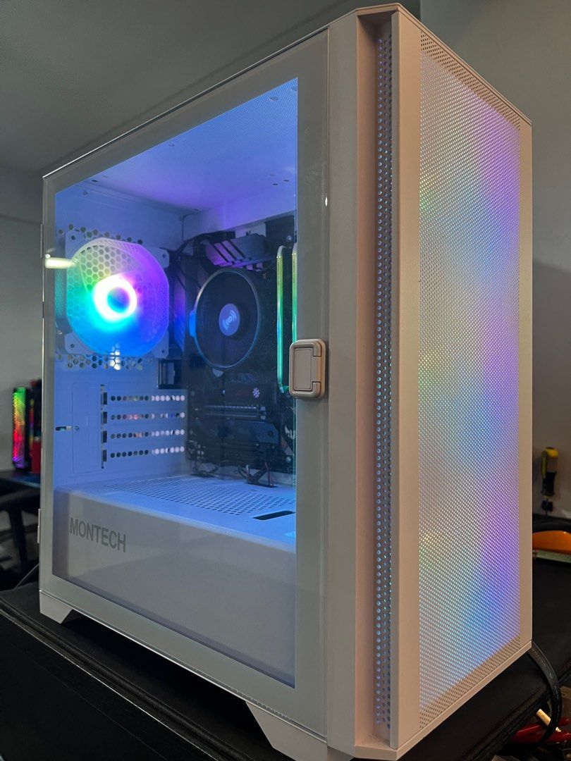 Custom Built Gaming Desktop Computer PC CPU Processor AMD APU RYZEN 5 ...