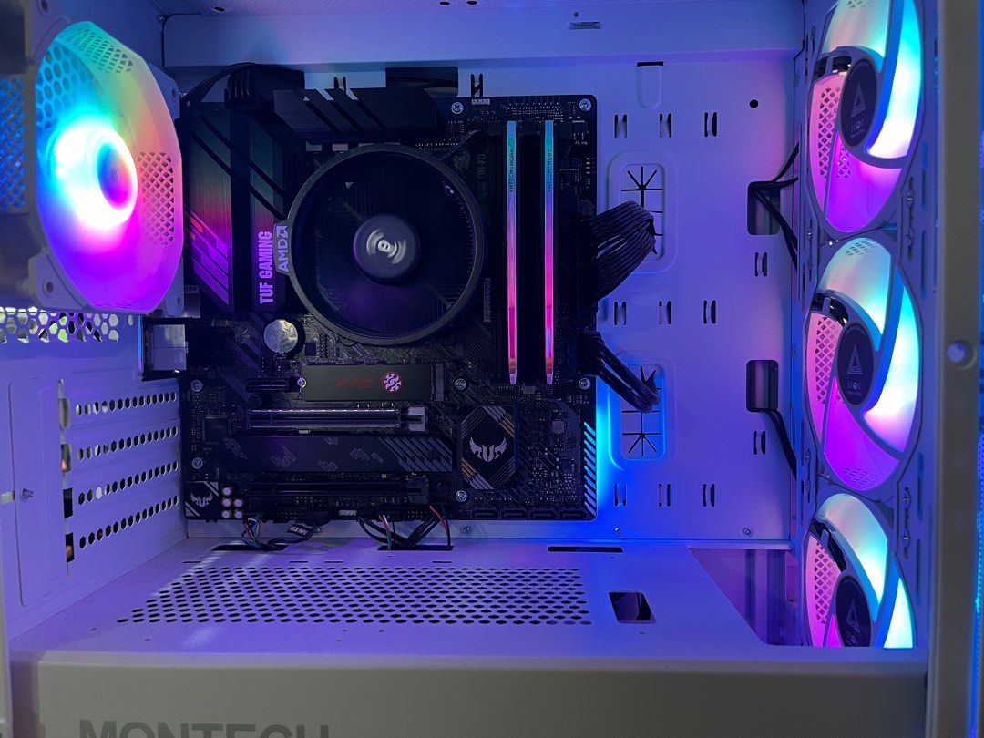 Custom Built Gaming Desktop Computer PC CPU Processor AMD APU RYZEN 5 ...