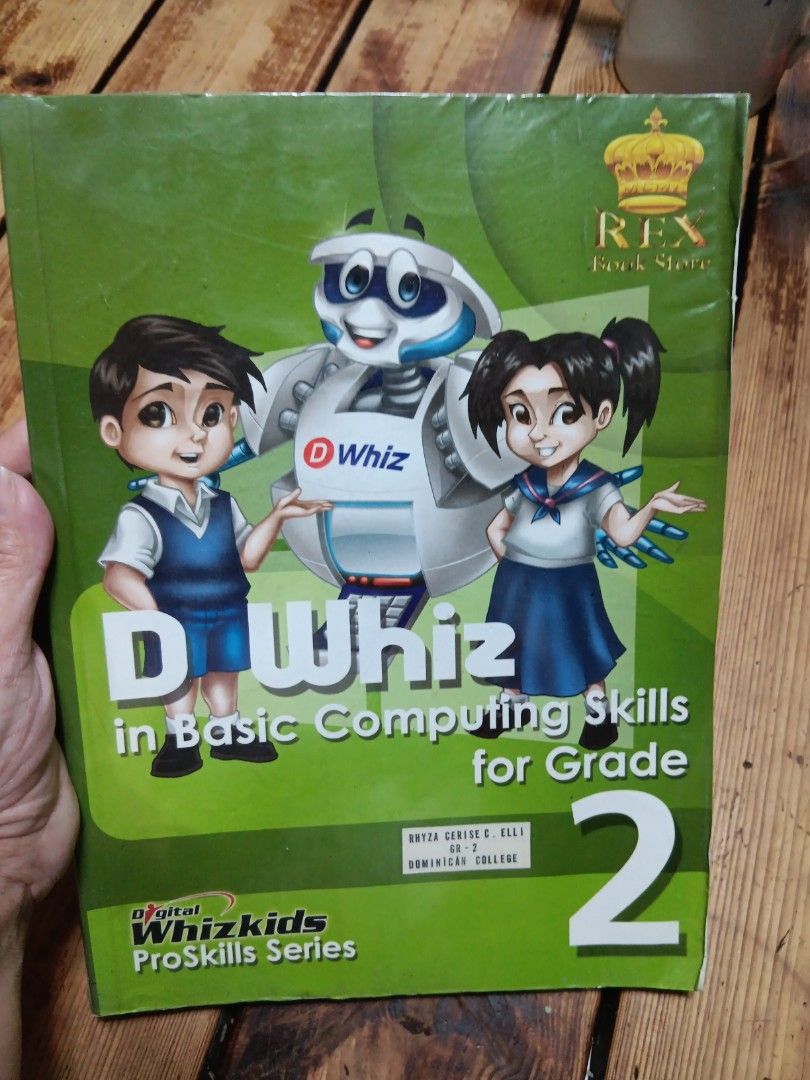 D Whiz in Basic Computing Skills for Grade 2 Rex Book Store, Hobbies ...