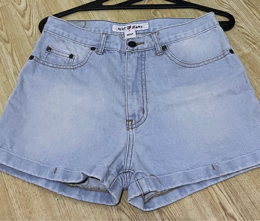 Denim body fitted short / clean cut, Men's Fashion, Bottoms, Shorts on ...