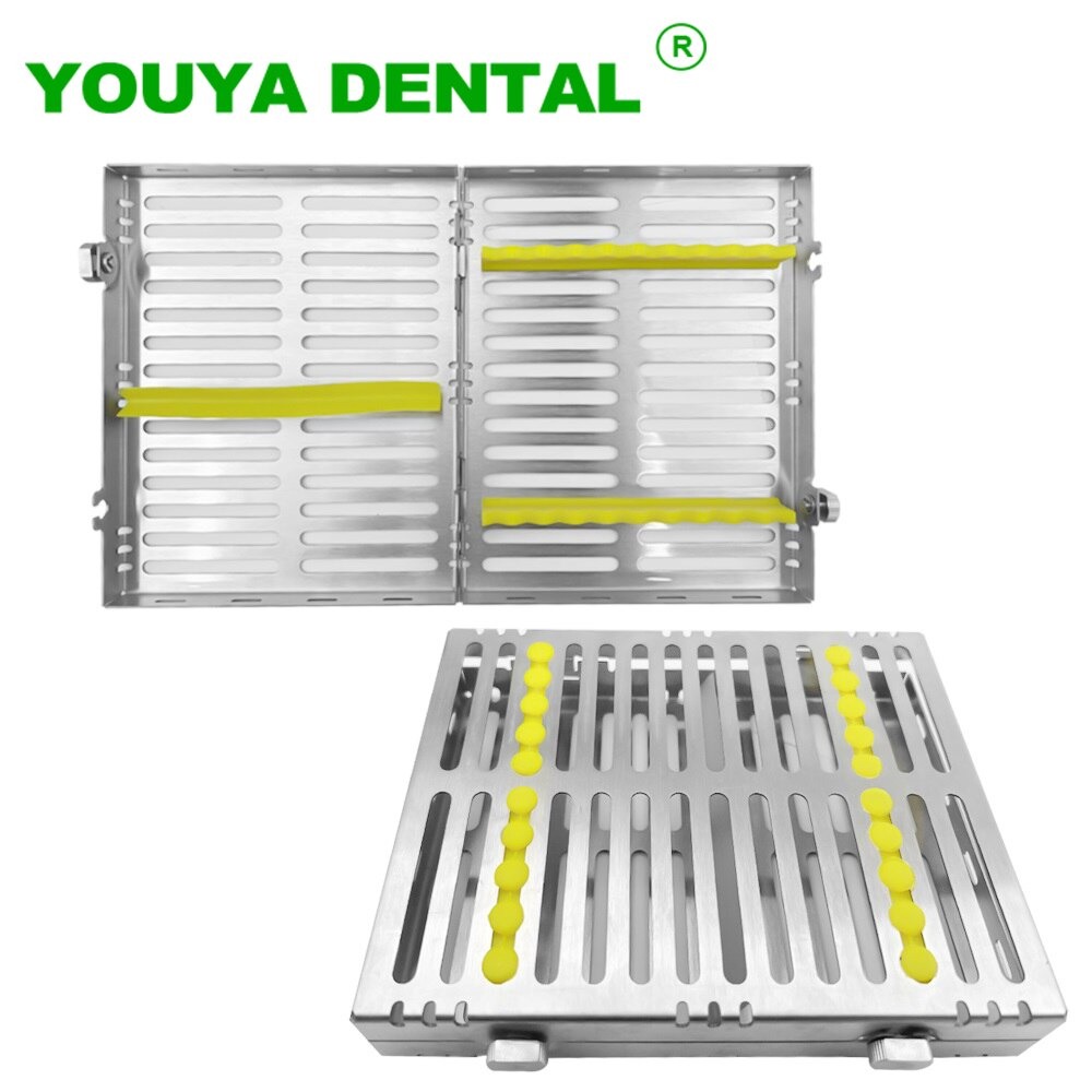 Dental Sterilization Rack 10 Slots Autoclavable Disinfection Box ...