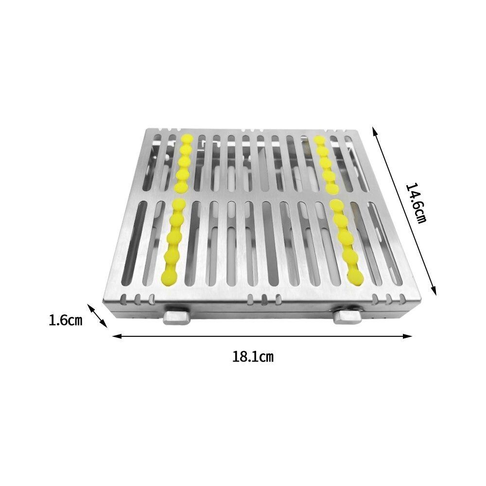 Dental Sterilization Rack 10 Slots Autoclavable Disinfection Box ...