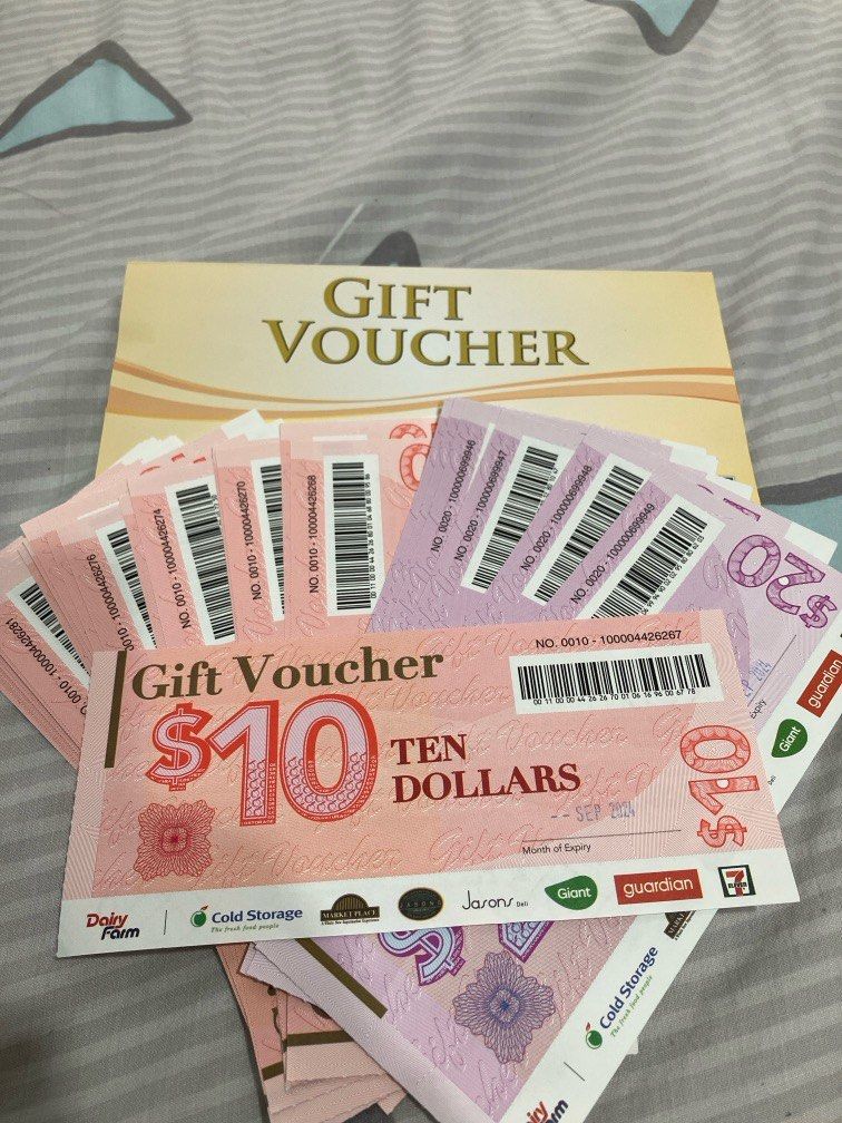 DFI/Giant/Cold Storage/7-11/Guardian Vouchers, Tickets & Vouchers ...
