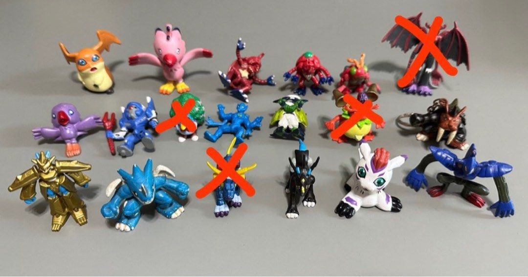 Digimon Figures Figurines, Hobbies & Toys, Toys & Games on Carousell