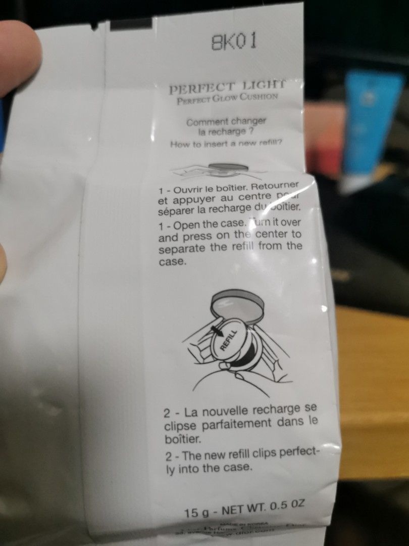 Diorsnow dior perfect light perfect glow cushion refill C07, Beauty & Personal Care, Face ...