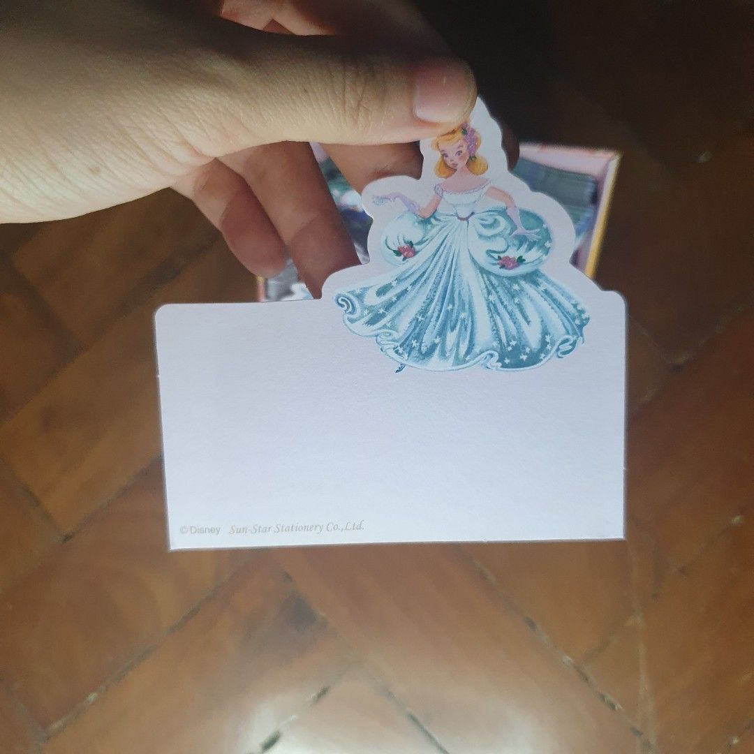 Disney Cinderella Memo Note Cards, Hobbies & Toys, Memorabilia ...
